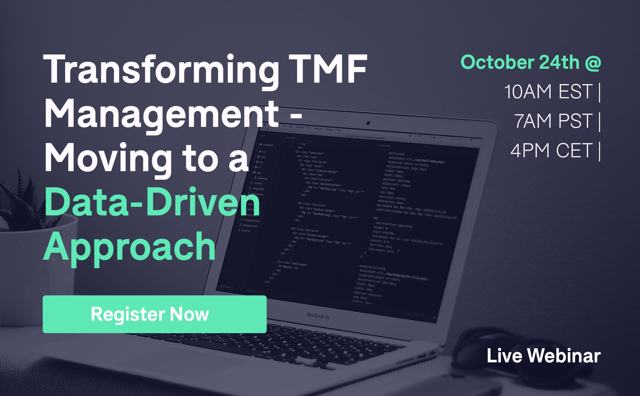 Webinar - Transforming TMF Management - Moving to a Data-Driven approach