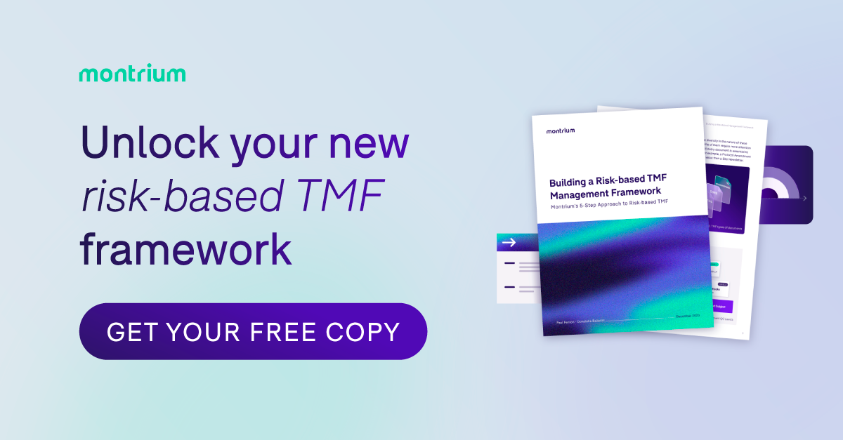 Building a Risk-based TMF Management Framework